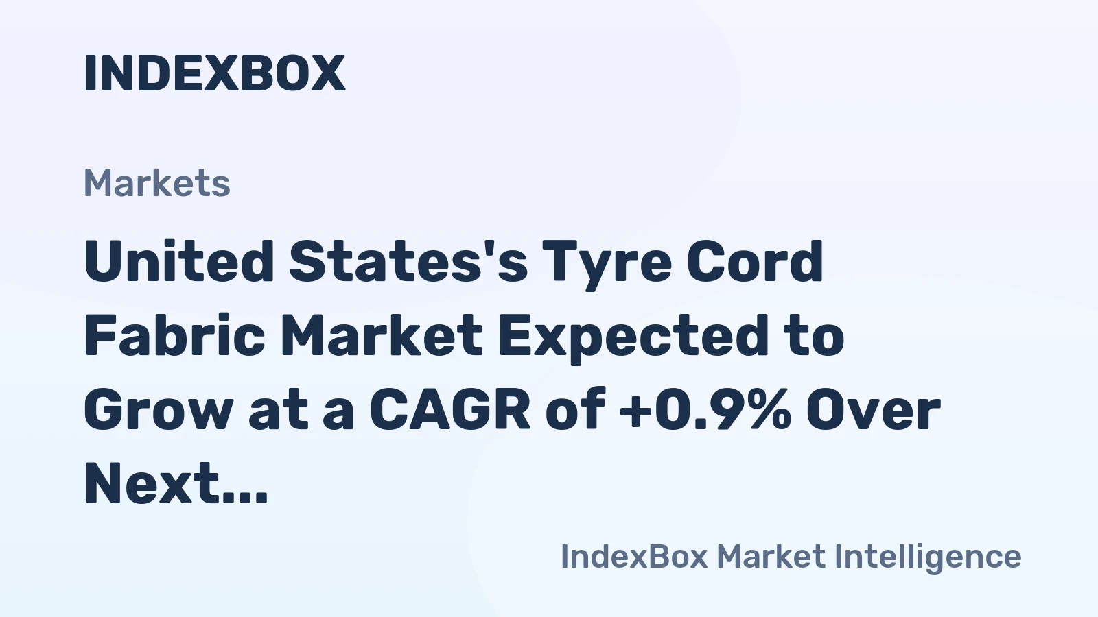 United States's Tyre Cord Fabric Market Expected to Grow at a CAGR of +0.9% Over Next Decade