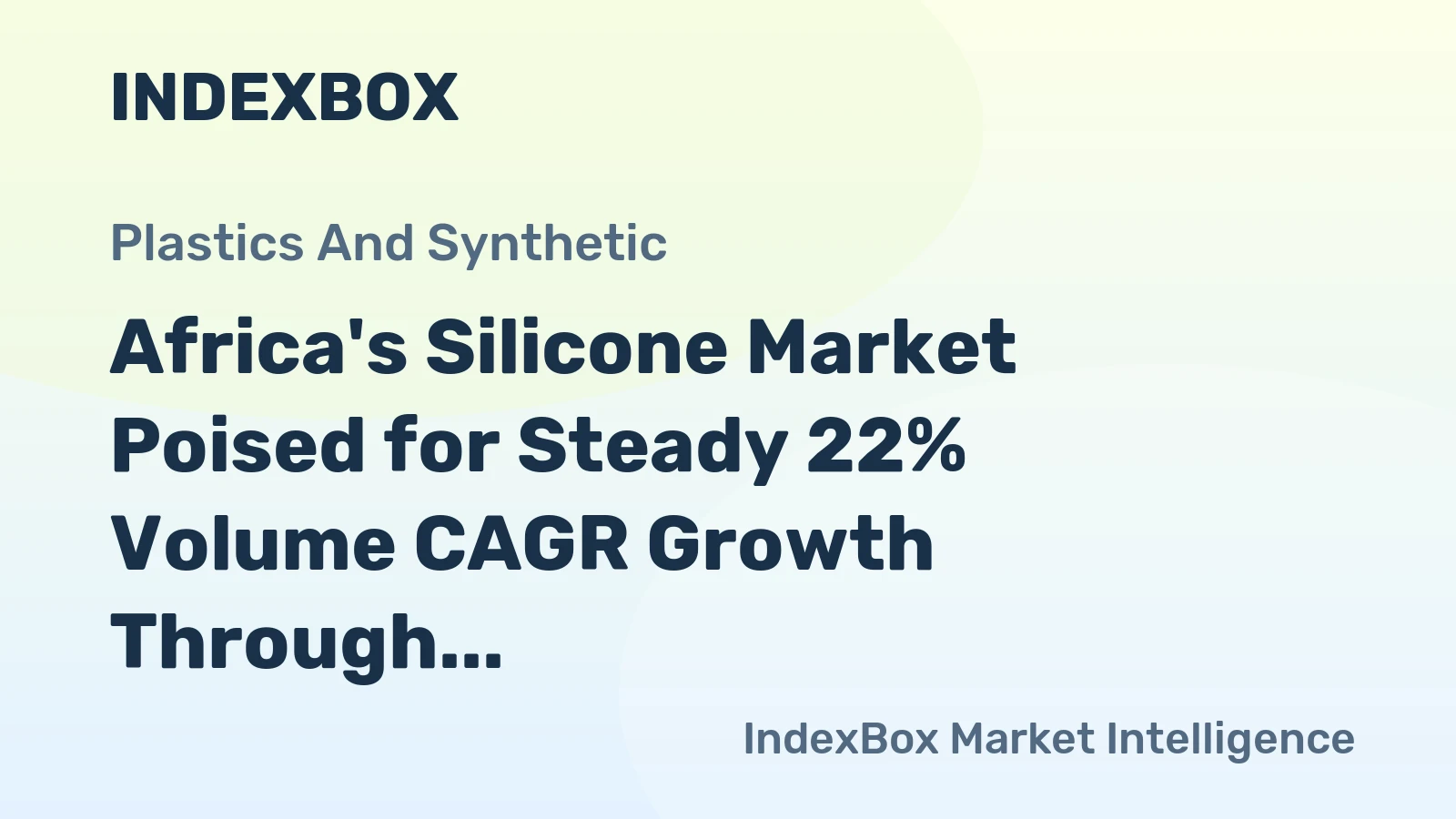 Africa's Silicone Market Poised for Steady 22% Volume CAGR Growth Through 2035