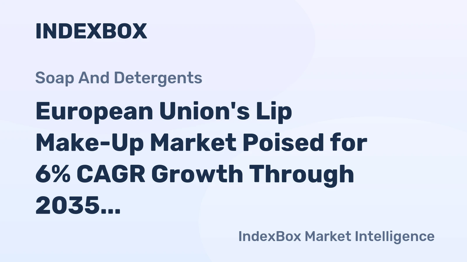 European Union's Lip Make-Up Market Poised for 6% CAGR Growth Through 2035