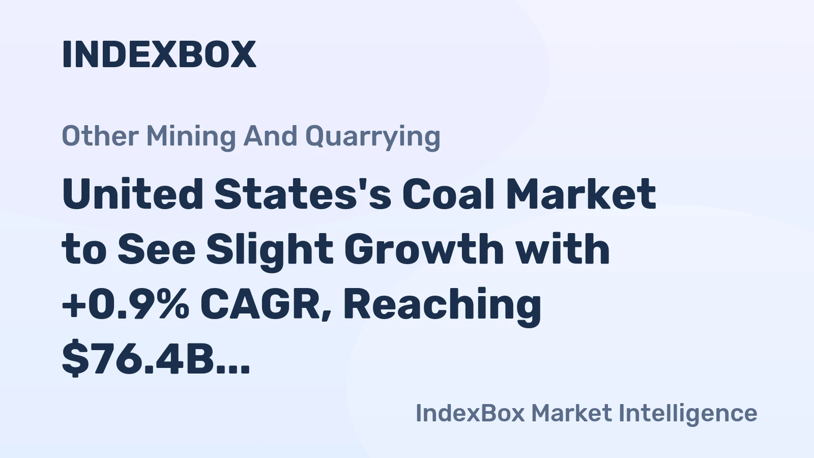 United States's Coal Market to See Slight Growth with +0.9% CAGR, Reaching $76.4B by 2035