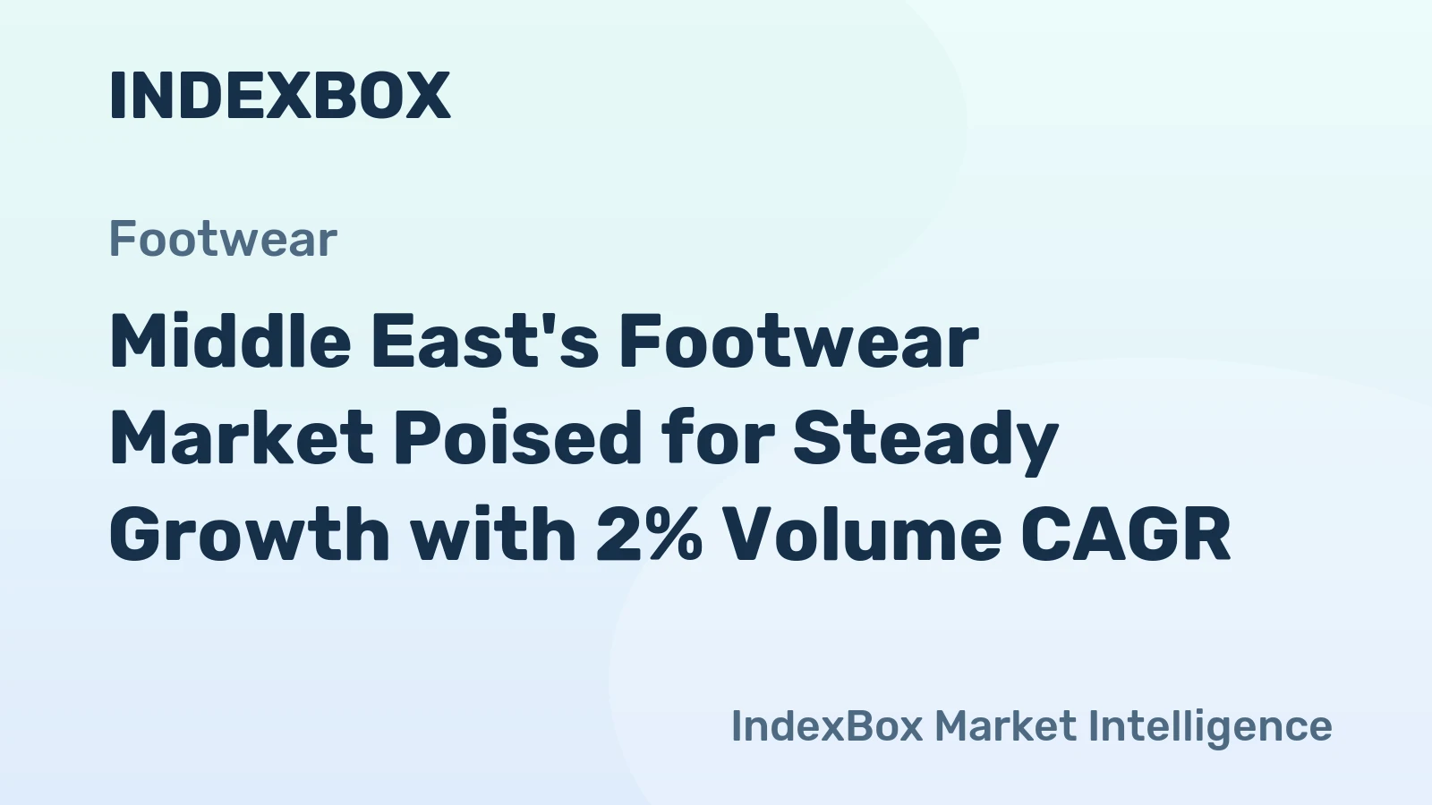 Middle East's Footwear Market Poised for Steady Growth with 2% Volume CAGR