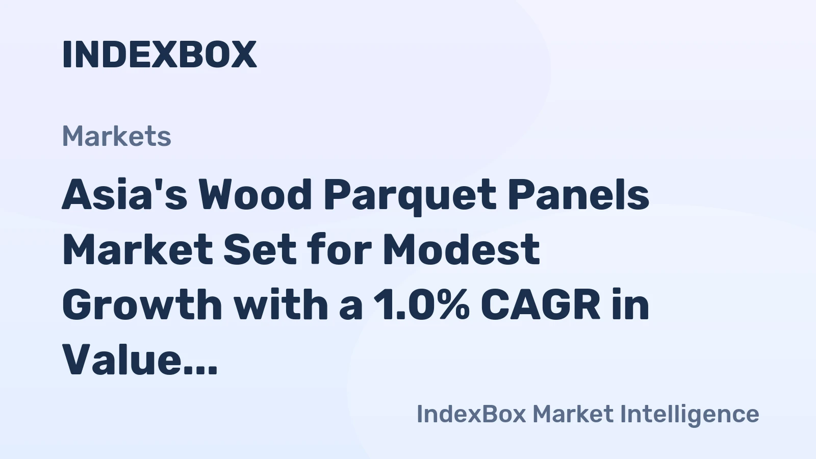 Asia's Wood Parquet Panels Market Set for Modest Growth with a 1.0% CAGR in Value Through 2035