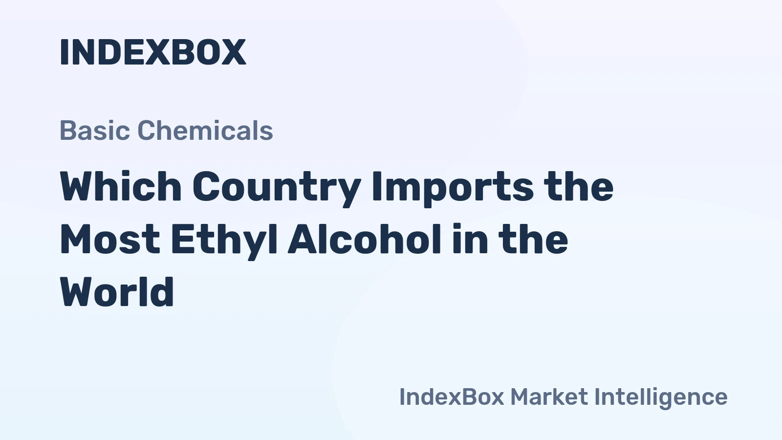 Which Country Imports the Most Ethyl Alcohol in the World?