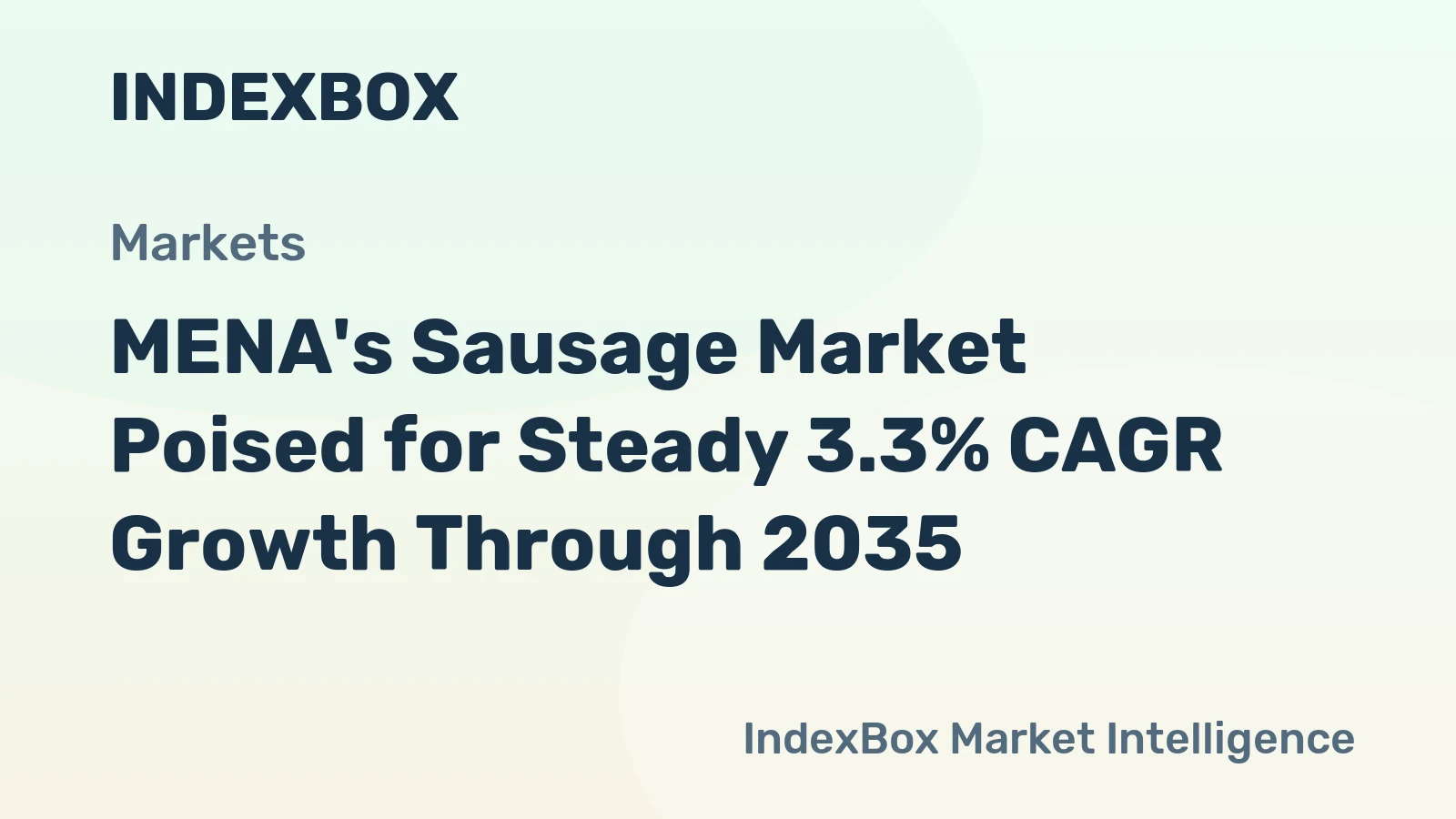 MENA's Sausage Market Poised for Steady 3.3% CAGR Growth Through 2035