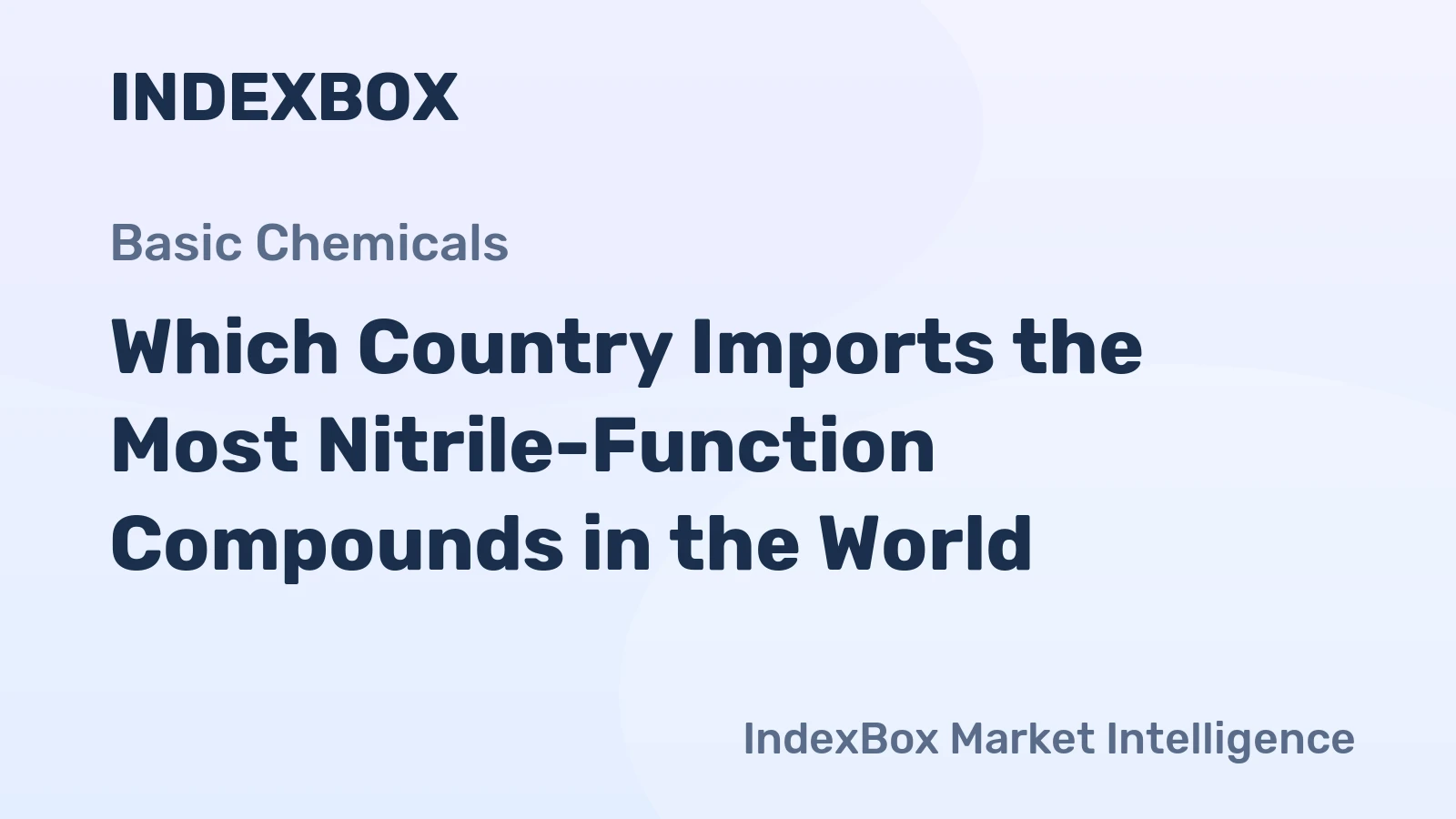 Which Country Imports the Most Nitrile-Function Compounds in the World?