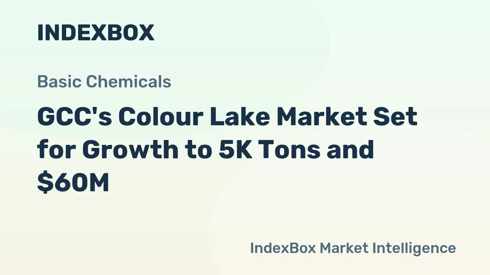 GCC's Colour Lake Market Set for Growth to 5K Tons and $60M