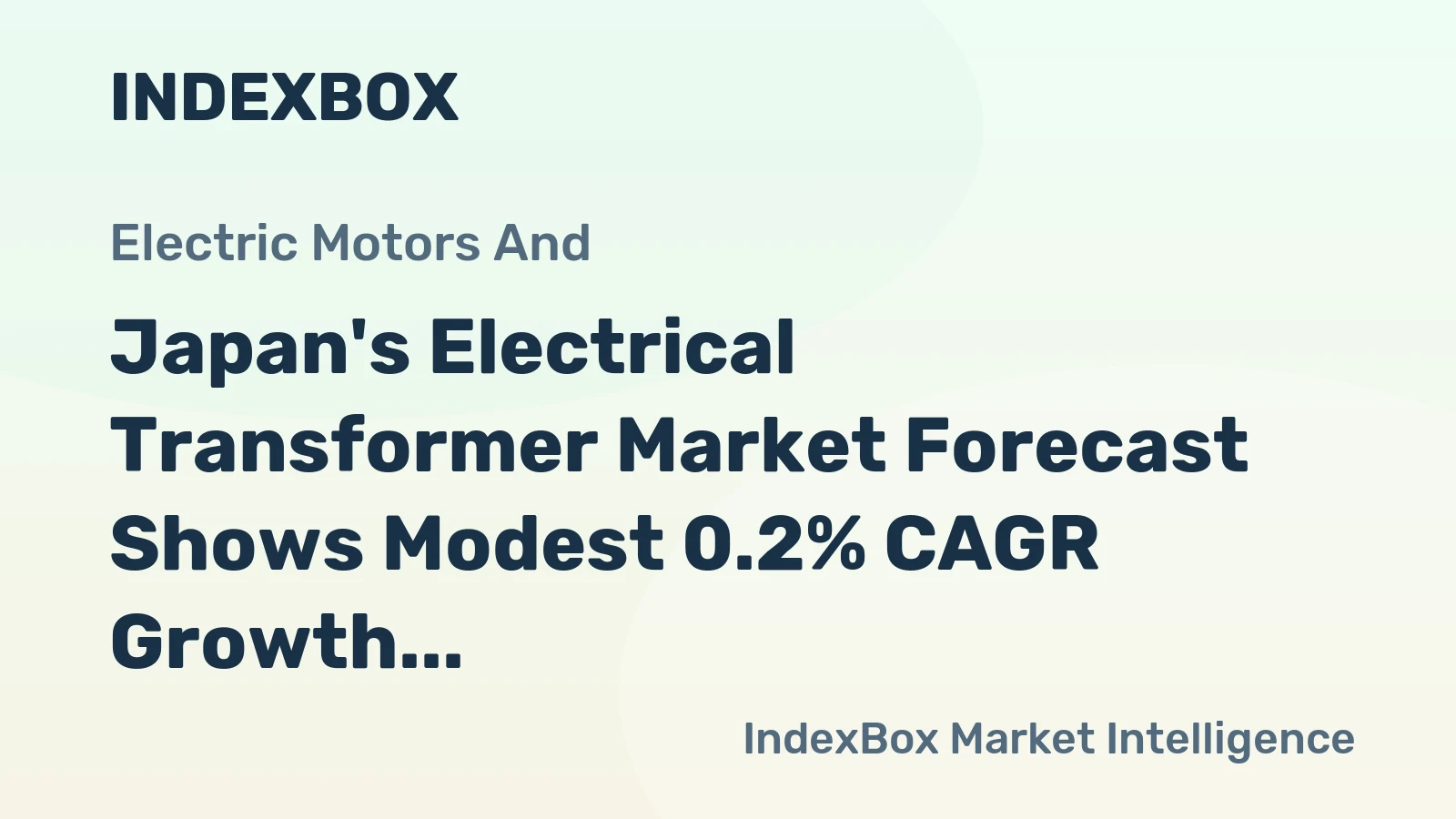Japan's Electrical Transformer Market Forecast Shows Modest 0.2% CAGR Growth Through 2035