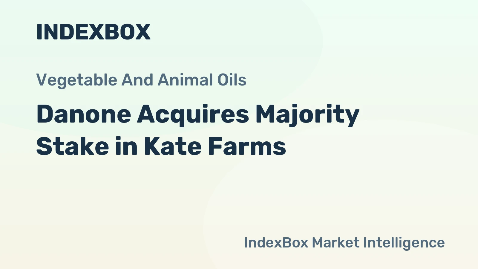 Danone Acquires Majority Stake in Kate Farms