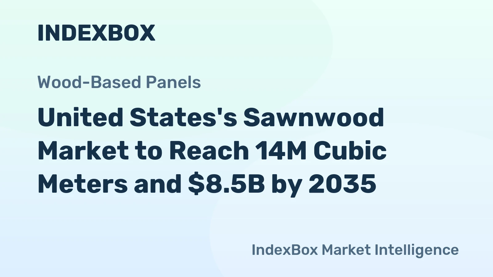 United States's Sawnwood Market to Reach 14M Cubic Meters and $8.5B by 2035