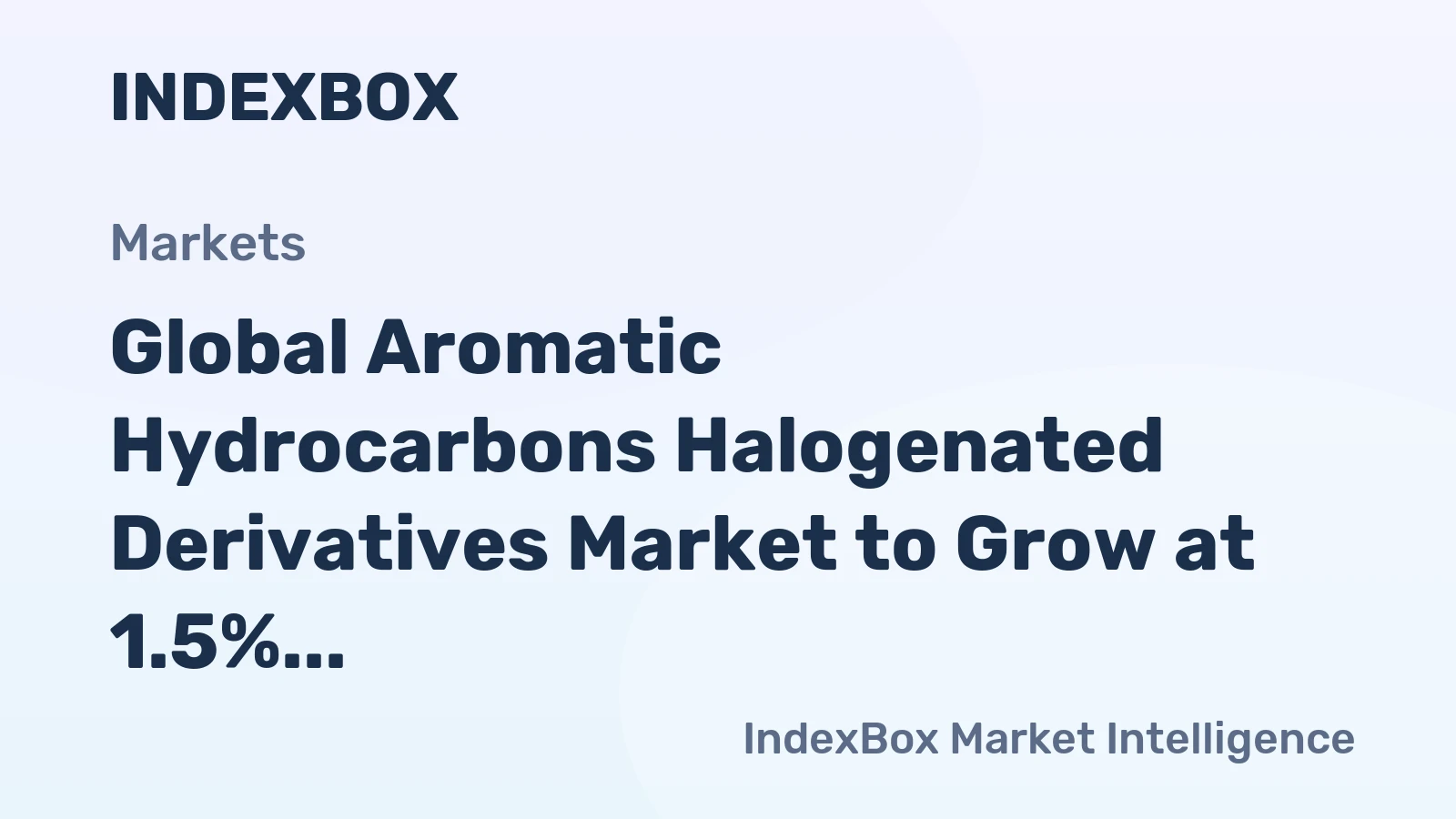 Global Aromatic Hydrocarbons Halogenated Derivatives Market to Grow at 1.5% CAGR, Reaching 784K tons by 2035