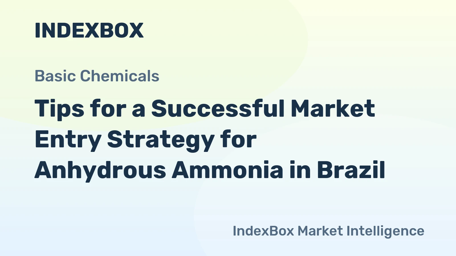 Tips for a Successful Market Entry Strategy for Anhydrous Ammonia in Brazil