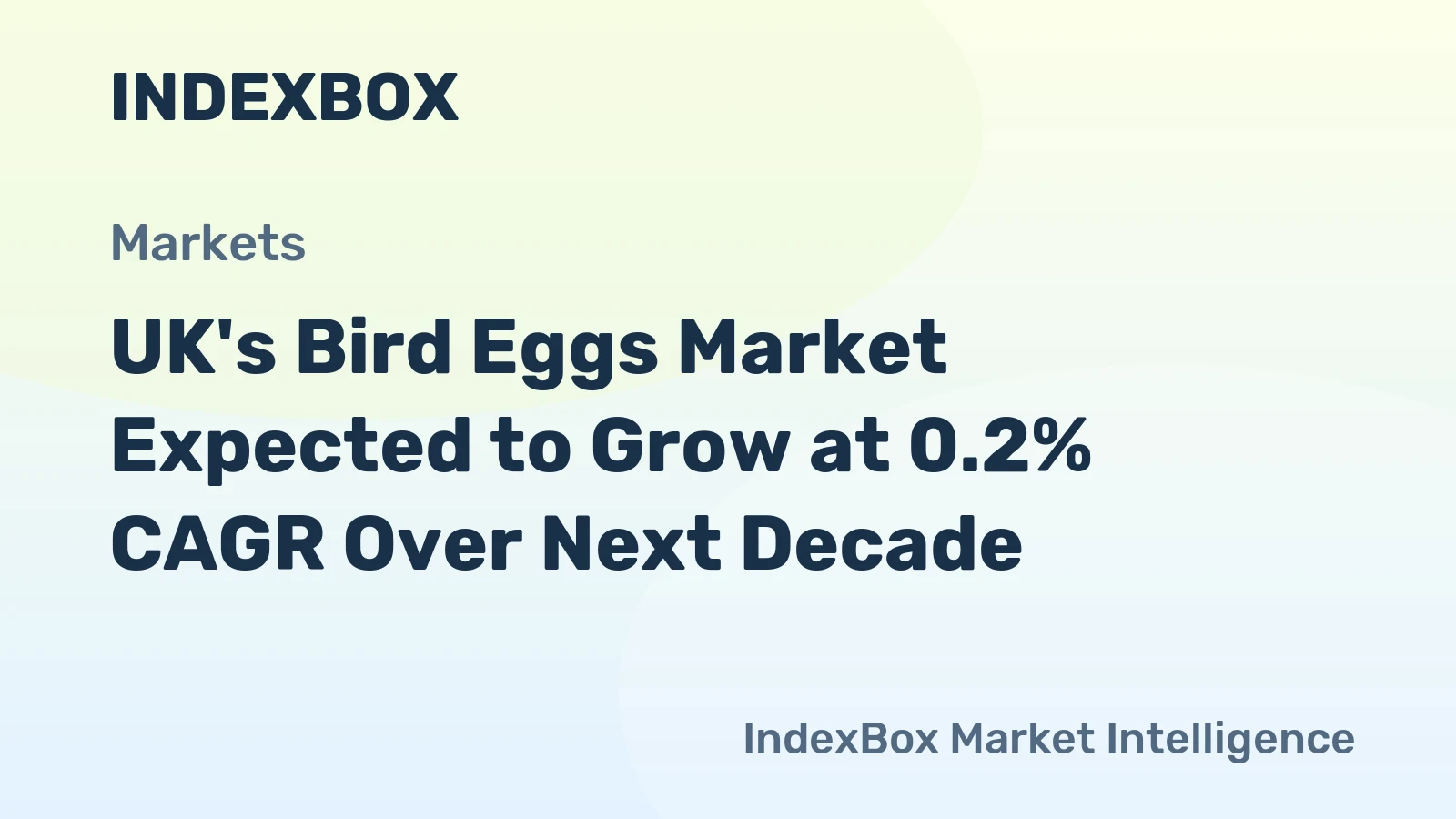 UK's Bird Eggs Market Expected to Grow at 0.2% CAGR Over Next Decade