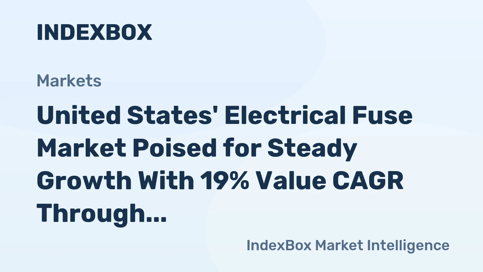 United States' Electrical Fuse Market Poised for Steady Growth With 19% Value CAGR Through 2035