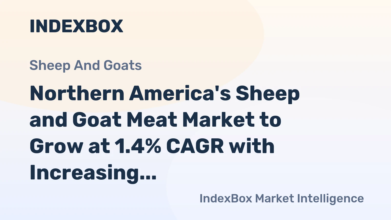 Northern America's Sheep and Goat Meat Market to Grow at 1.4% CAGR with Increasing Demand