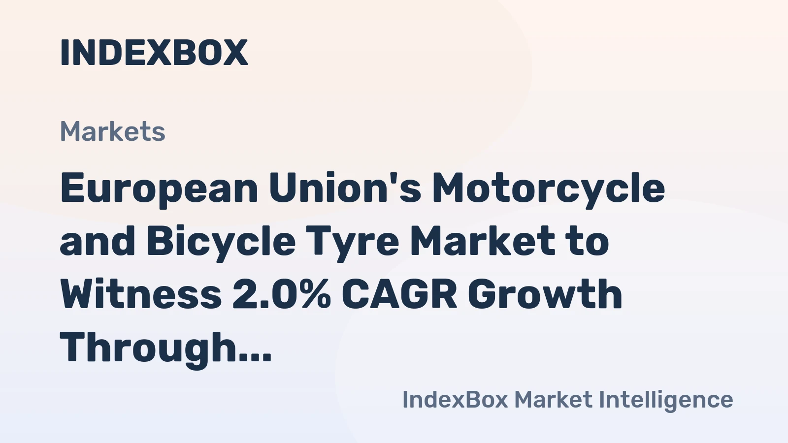 European Union's Motorcycle and Bicycle Tyre Market to Witness 2.0% CAGR Growth Through 2035