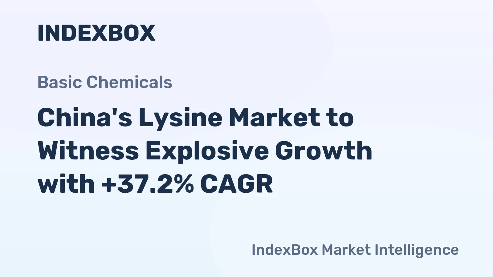 China's Lysine Market to Witness Explosive Growth with +37.2% CAGR