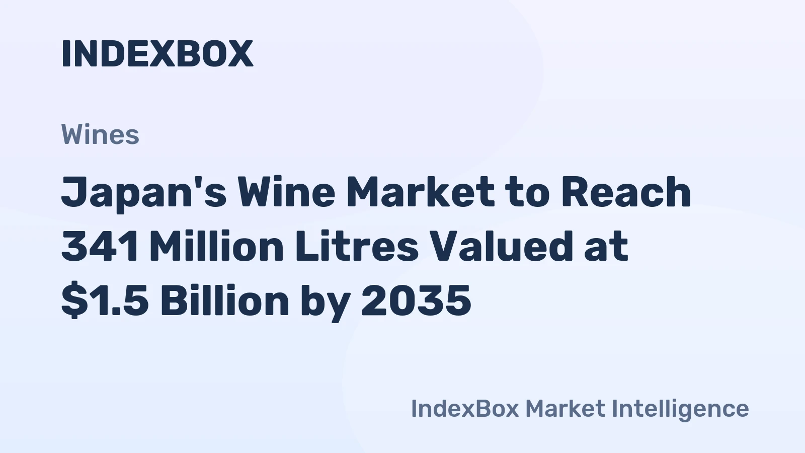 Japan's Wine Market to Reach 341 Million Litres Valued at $1.5 Billion by 2035