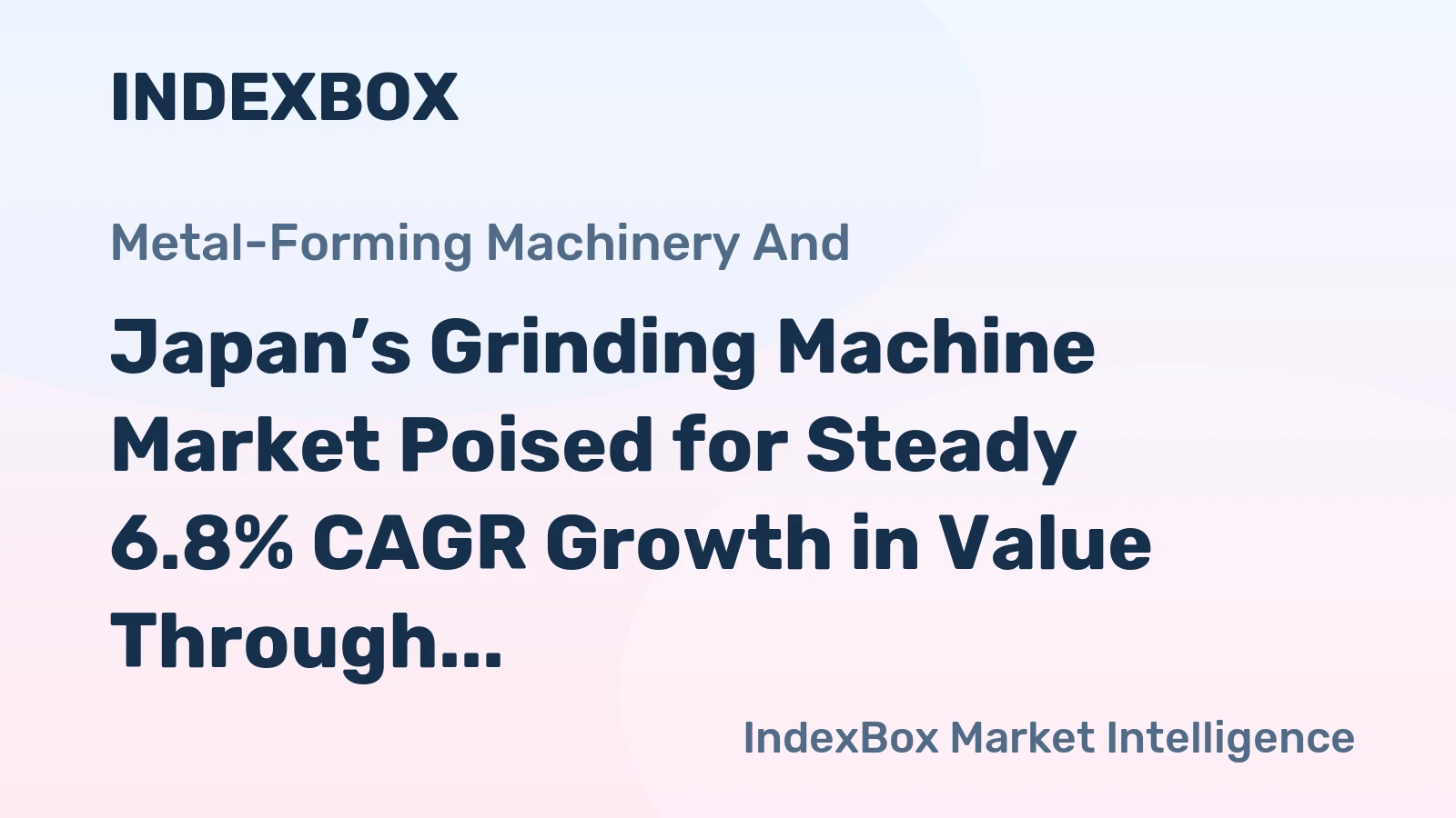 Japan’s Grinding Machine Market Poised for Steady 6.8% CAGR Growth in Value Through 2035