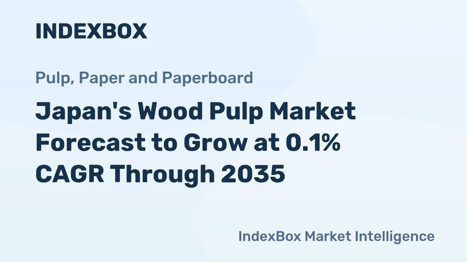 Japan's Wood Pulp Market Forecast to Grow at 0.1% CAGR Through 2035