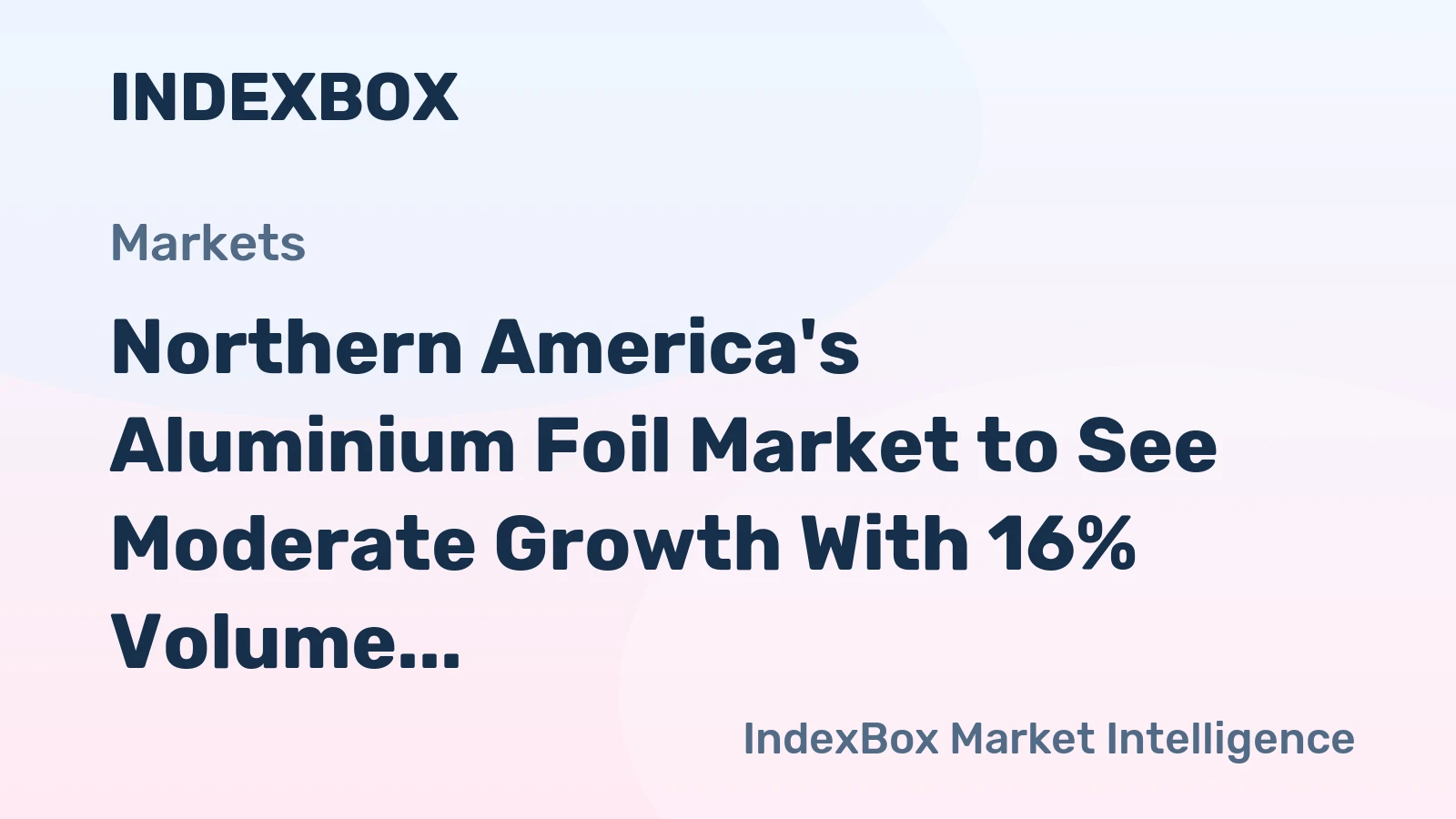 Northern America's Aluminium Foil Market to See Moderate Growth With 16% Volume CAGR Through 2035
