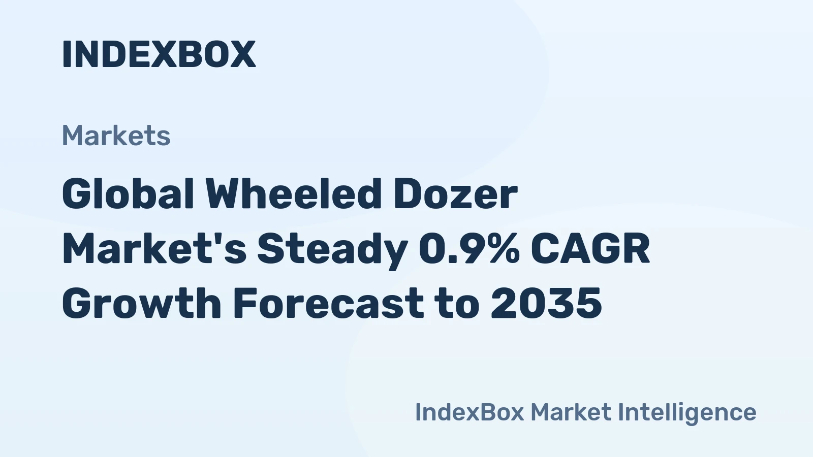 Global Wheeled Dozer Market's Steady 0.9% CAGR Growth Forecast to 2035