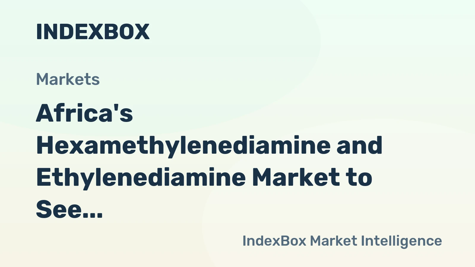 Africa's Hexamethylenediamine and Ethylenediamine Market to See 1.8% CAGR Growth Through 2035