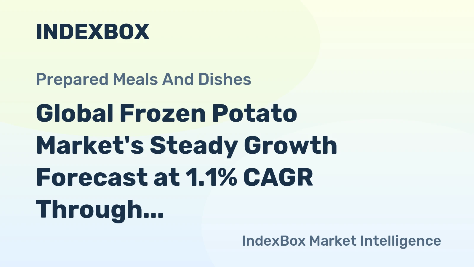 Global Frozen Potato Market's Steady Growth Forecast at 1.1% CAGR Through 2035