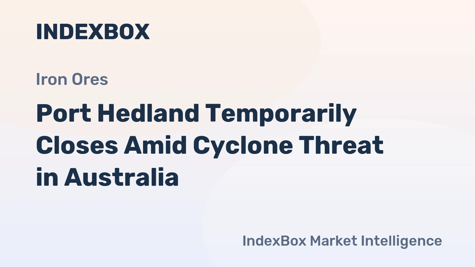 Port Hedland Temporarily Closes Amid Cyclone Threat in Australia