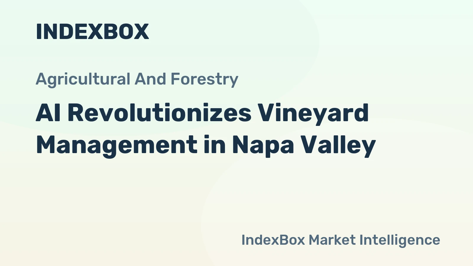 AI Revolutionizes Vineyard Management in Napa Valley