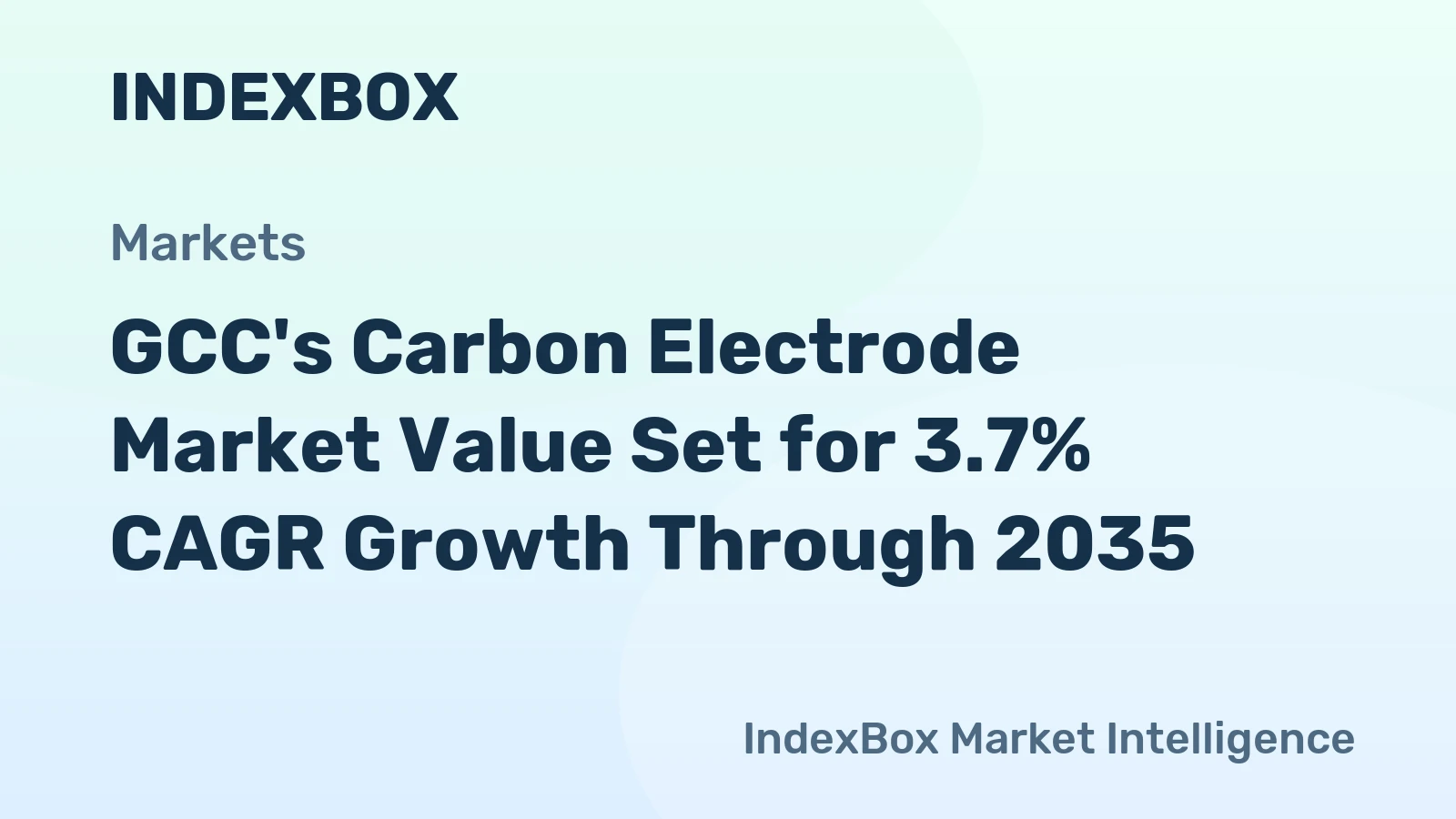 GCC's Carbon Electrode Market Value Set for 3.7% CAGR Growth Through 2035