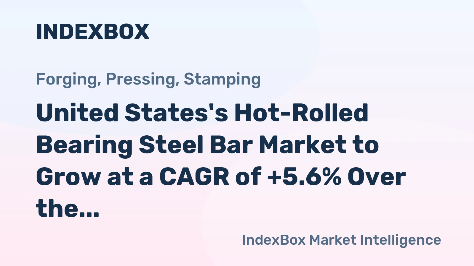 United States's Hot-Rolled Bearing Steel Bar Market to Grow at a CAGR of +5.6% Over the Next Decade
