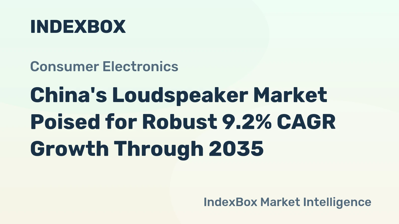 China's Loudspeaker Market Poised for Robust 9.2% CAGR Growth Through 2035