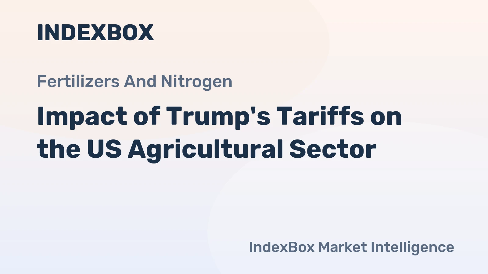 Impact of Trump's Tariffs on the US Agricultural Sector