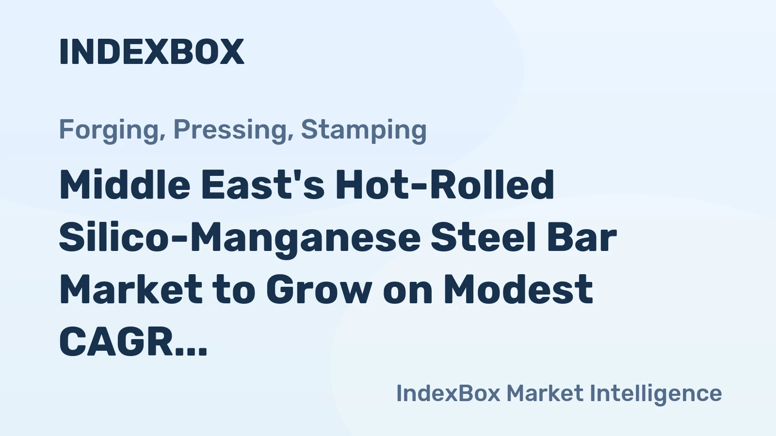 Middle East's Hot-Rolled Silico-Manganese Steel Bar Market to Grow on Modest CAGR of +2.4% Through 2035