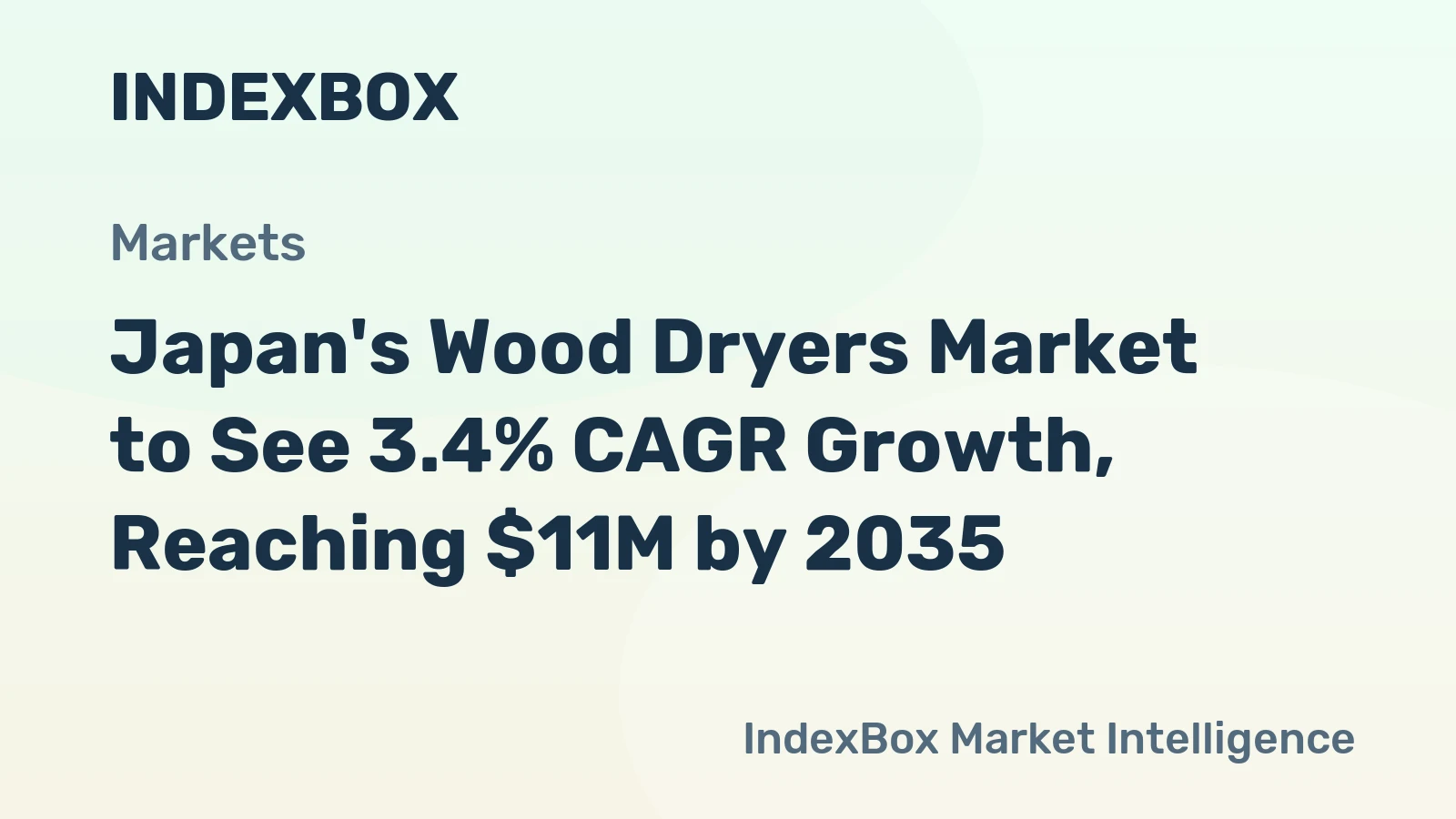 Japan's Wood Dryers Market to See 3.4% CAGR Growth, Reaching $11M by 2035