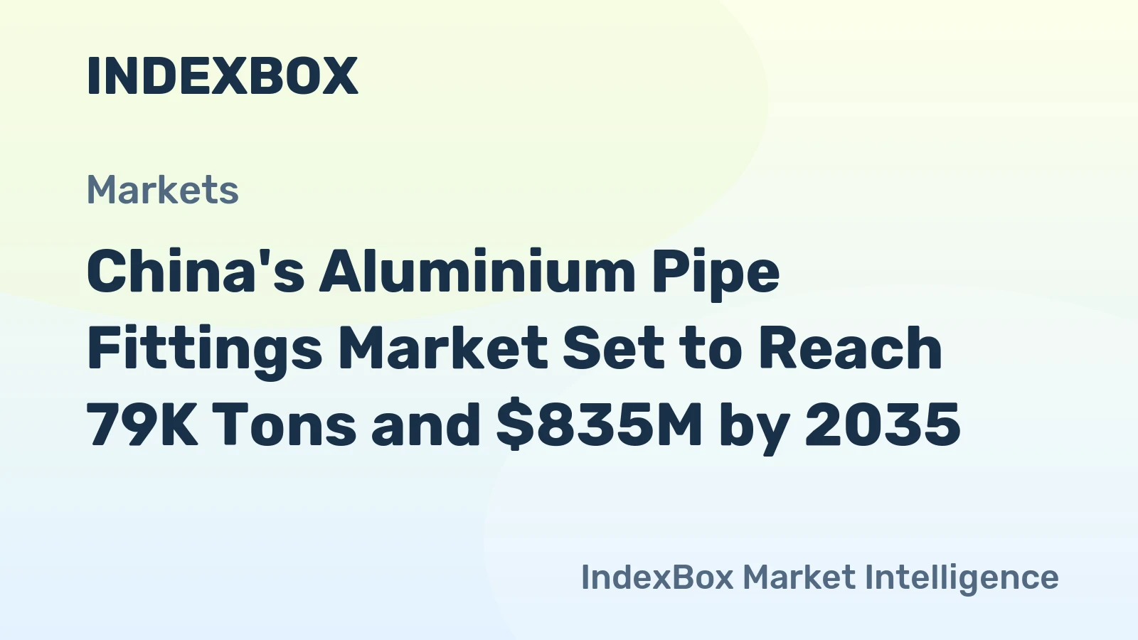 China's Aluminium Pipe Fittings Market Set to Reach 79K Tons and $835M by 2035