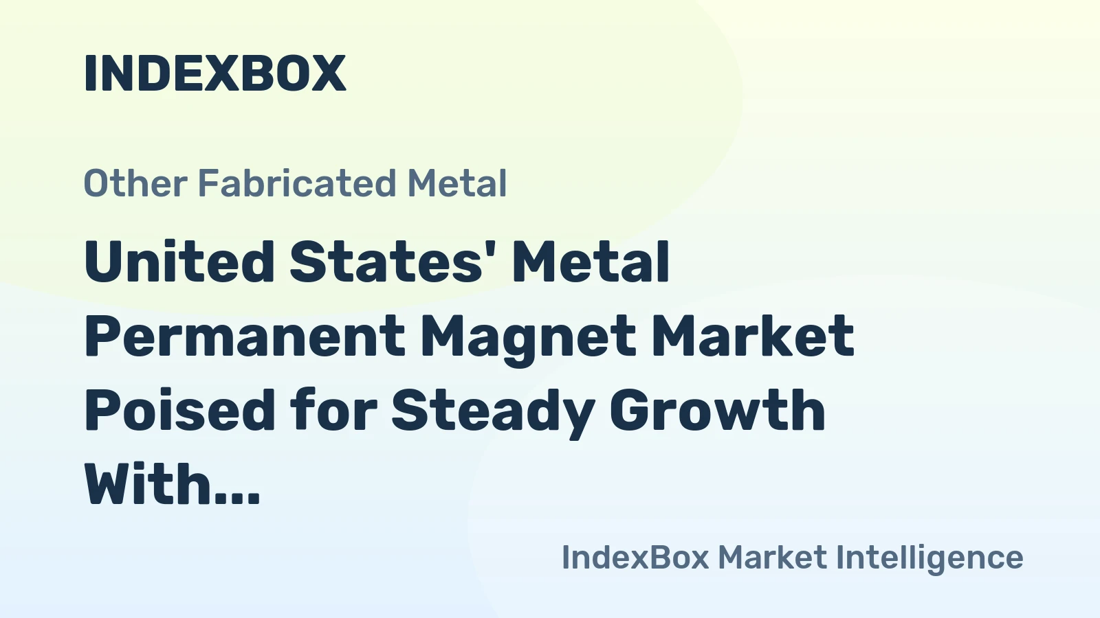United States' Metal Permanent Magnet Market Poised for Steady Growth With 23% CAGR Through 2035