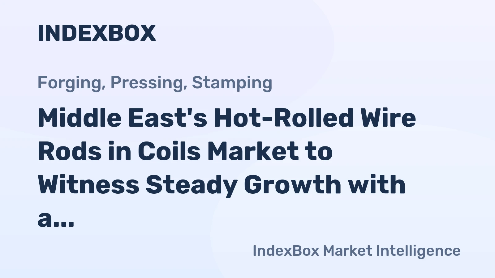 Middle East's Hot-Rolled Wire Rods in Coils Market to Witness Steady Growth with a CAGR of +1.7% from 2024 to 2035