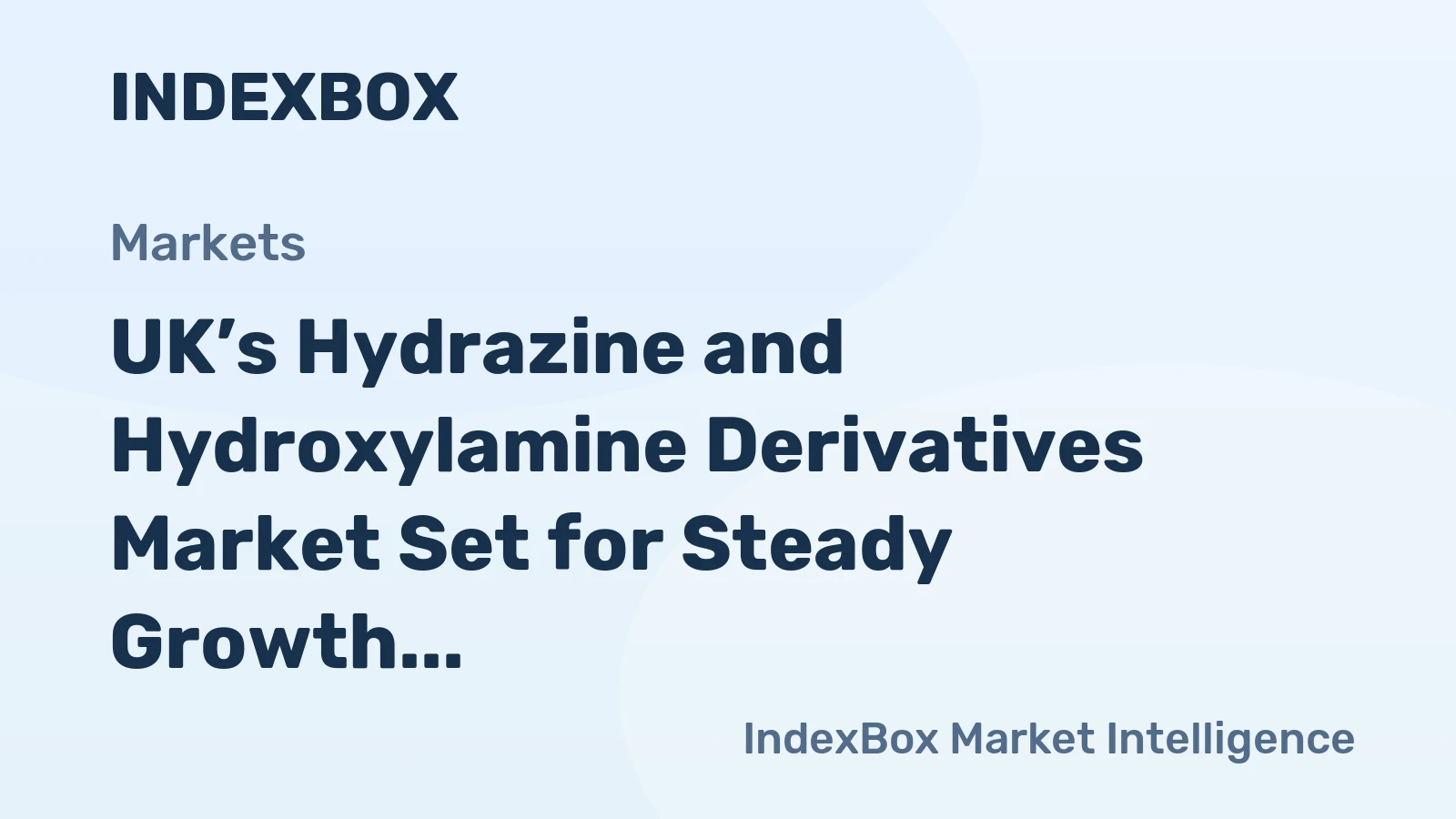 UK’s Hydrazine and Hydroxylamine Derivatives Market Set for Steady Growth with 2.9% CAGR in Value