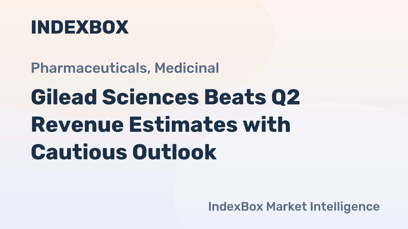 Gilead Sciences Beats Q2 Revenue Estimates with Cautious Outlook