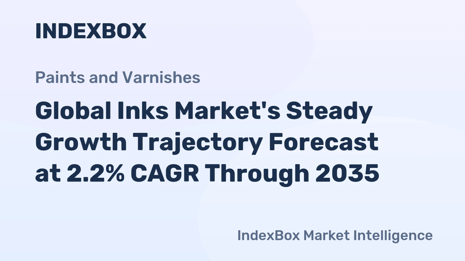 Global Inks Market's Steady Growth Trajectory Forecast at 2.2% CAGR Through 2035