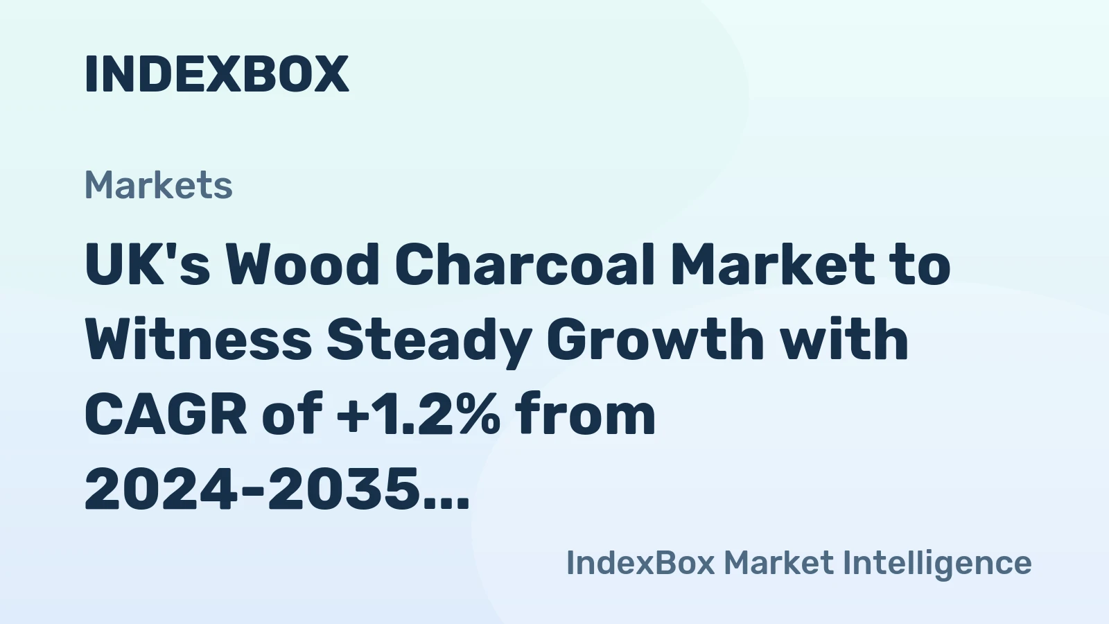 UK's Wood Charcoal Market to Witness Steady Growth with CAGR of +1.2% from 2024-2035, Reaching $69M by End of Period