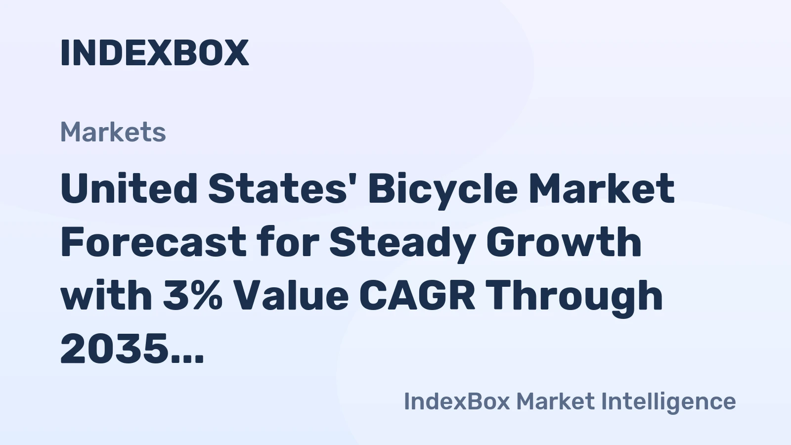 United States' Bicycle Market Forecast for Steady Growth with 3% Value CAGR Through 2035