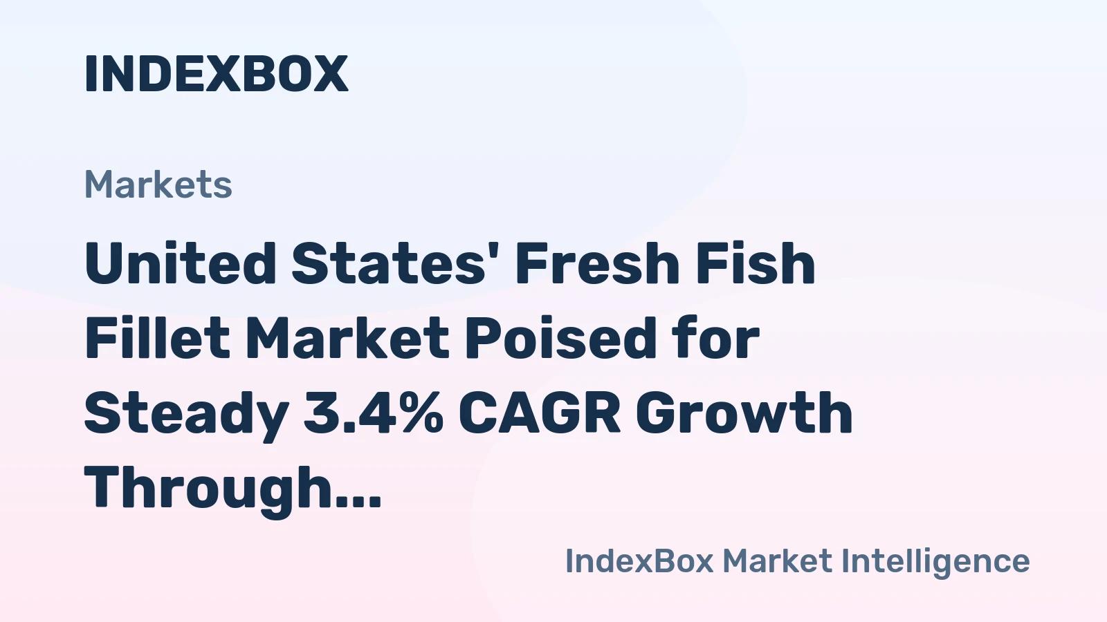 United States' Fresh Fish Fillet Market Poised for Steady 3.4% CAGR Growth Through 2035