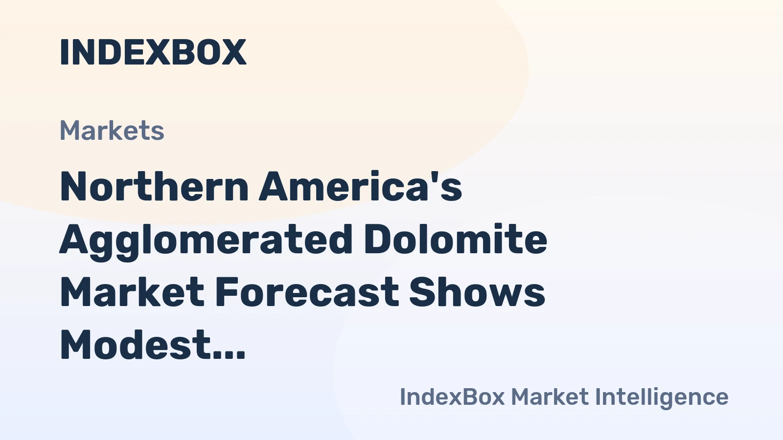 Northern America's Agglomerated Dolomite Market Forecast Shows Modest 0.5% CAGR Growth Through 2035