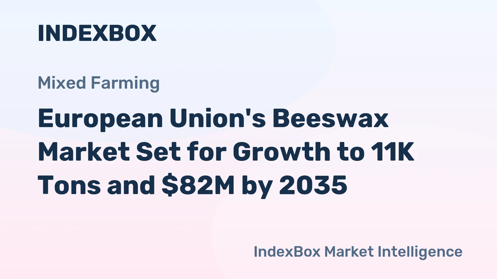 European Union's Beeswax Market Set for Growth to 11K Tons and $82M by 2035