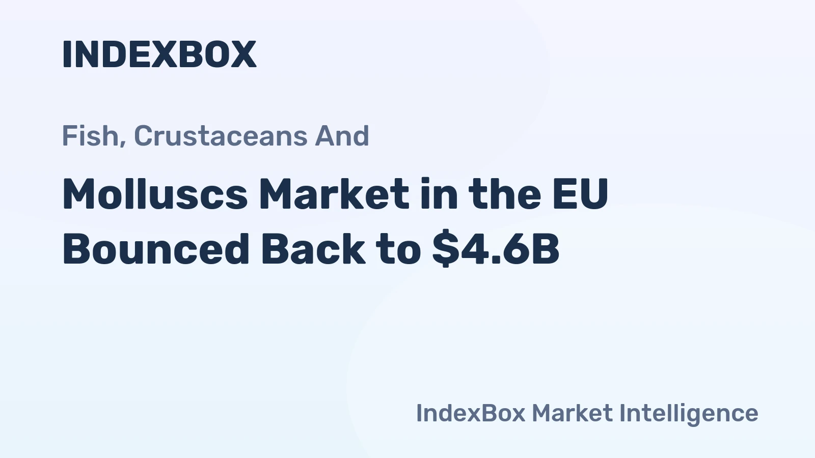 Molluscs Market in the EU Bounced Back to $4.6B