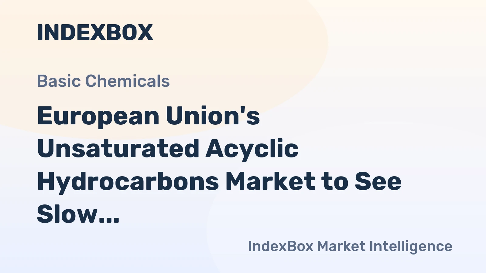 European Union's Unsaturated Acyclic Hydrocarbons Market to See Slow Growth, Reaching 991K tons in Volume and $2B in Value by 2035
