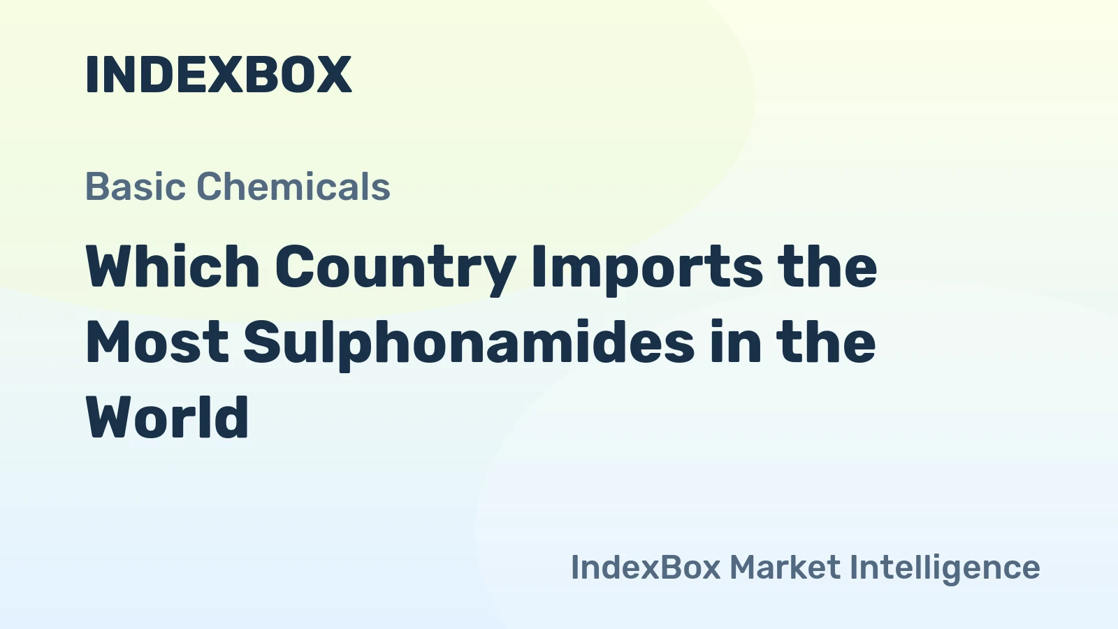 Which Country Imports the Most Sulphonamides in the World?