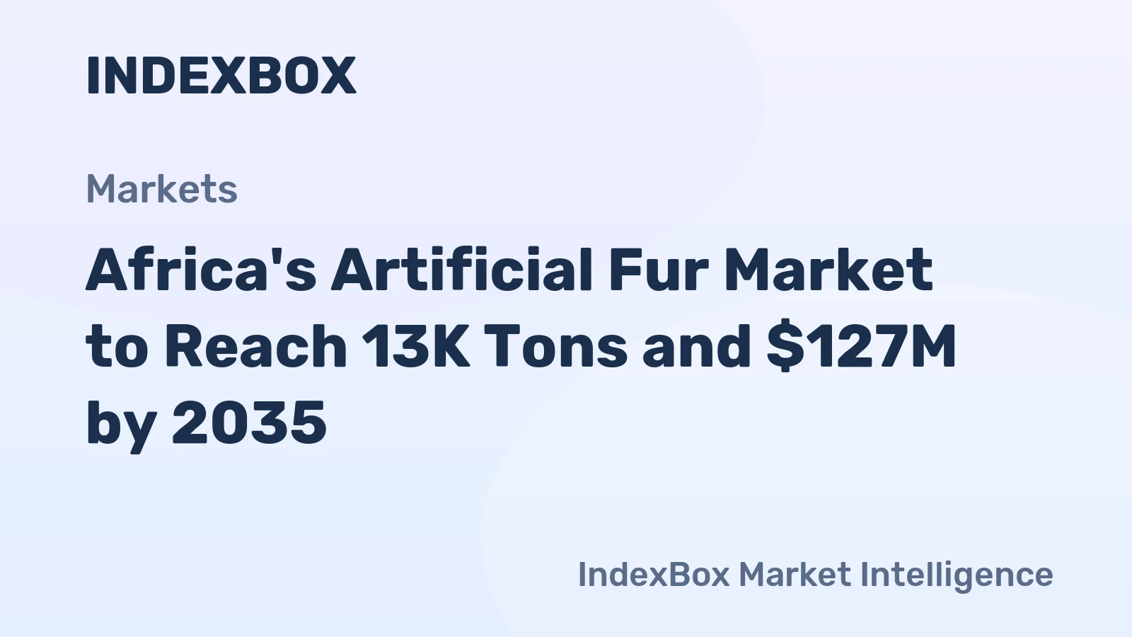Africa's Artificial Fur Market to Reach 13K Tons and $127M by 2035